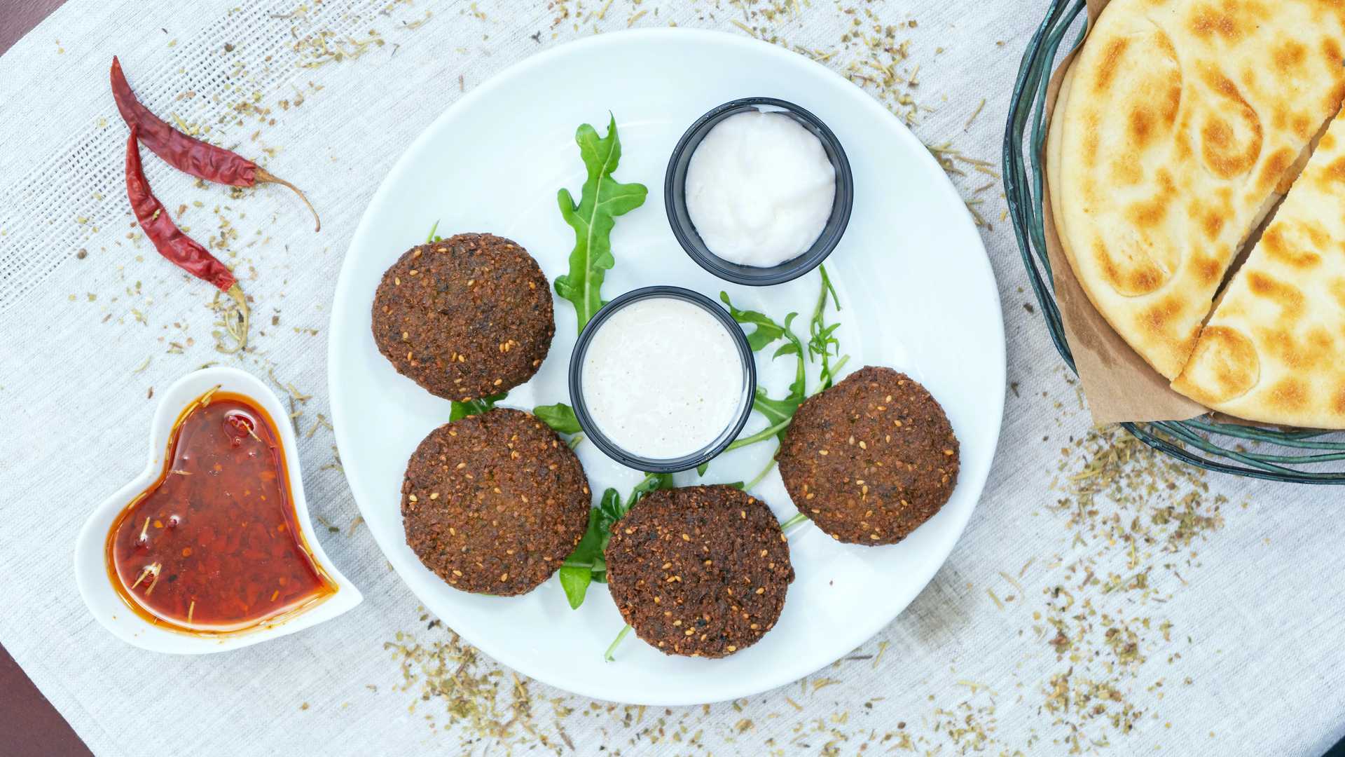 Falafel Plate (4 Pieces) - ISTANBUL GRILL CALIFORNIA